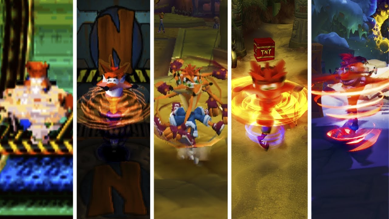 Evolution of Crash Tornado Spin (1996-2021) - YouTube