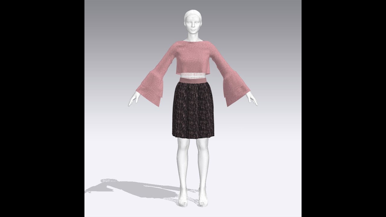 How to create a casual dress in Marvelous designer/ CLO. A tutorial ...