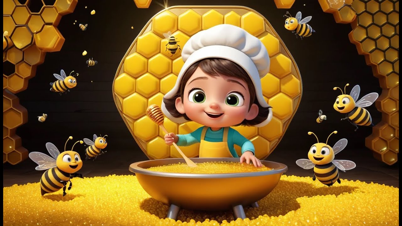 Busy Bees – Honey Drop Hop + More | Nature and Movement Rhyme for Kids ...