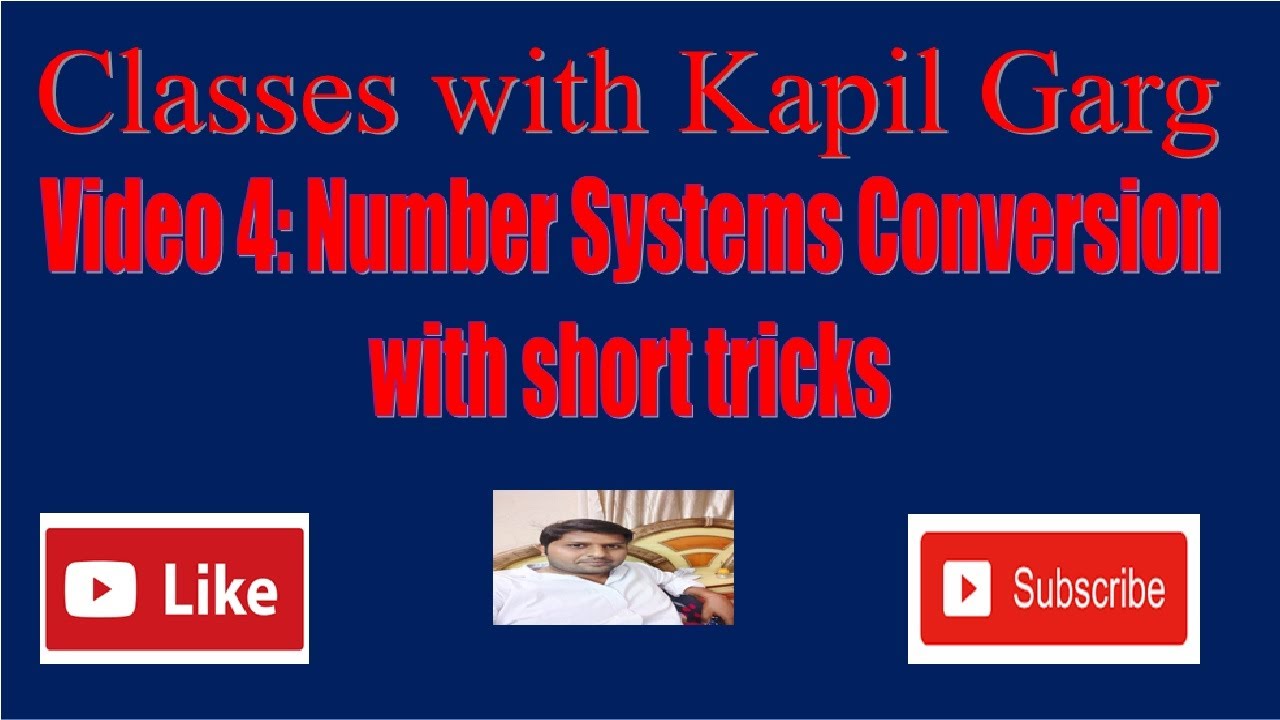 Part 4 Number System Conversionbinary To Octal Decimal Hexadecimal And Vice Versa In Easiest