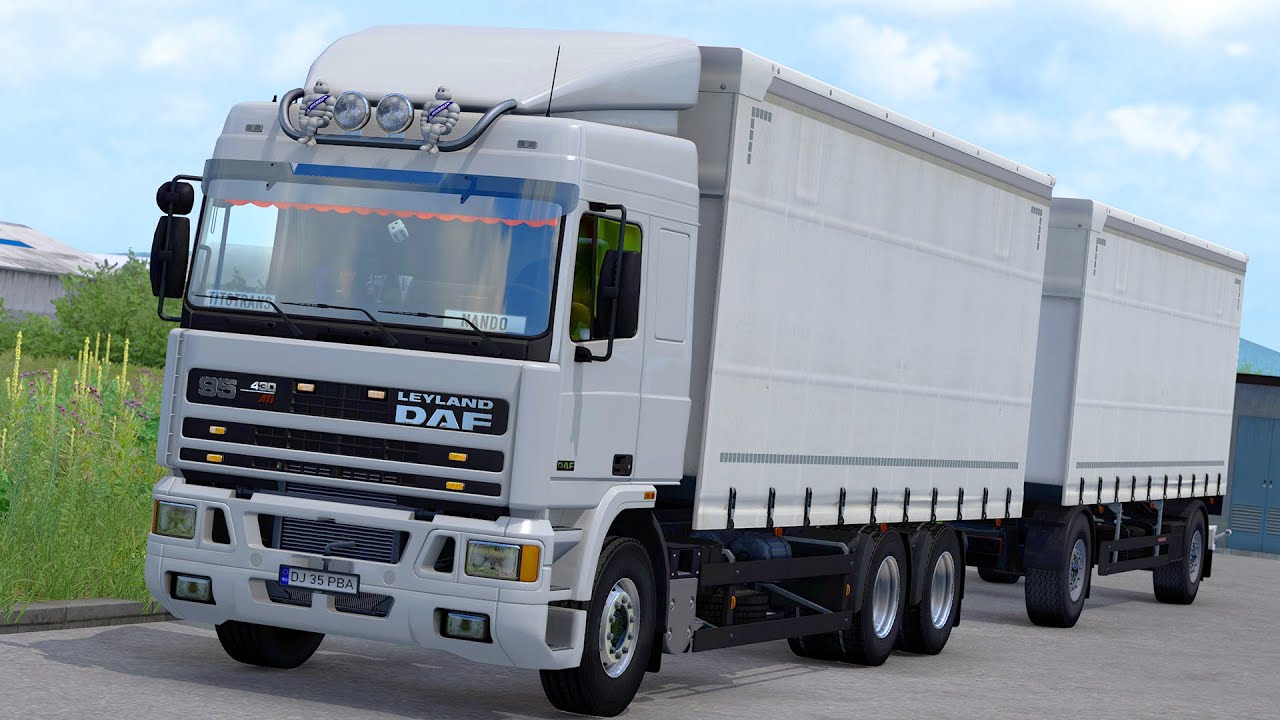 [G29] ETS2 | DAF 95 ATi by XBS + sound mod by Paulnice - YouTube