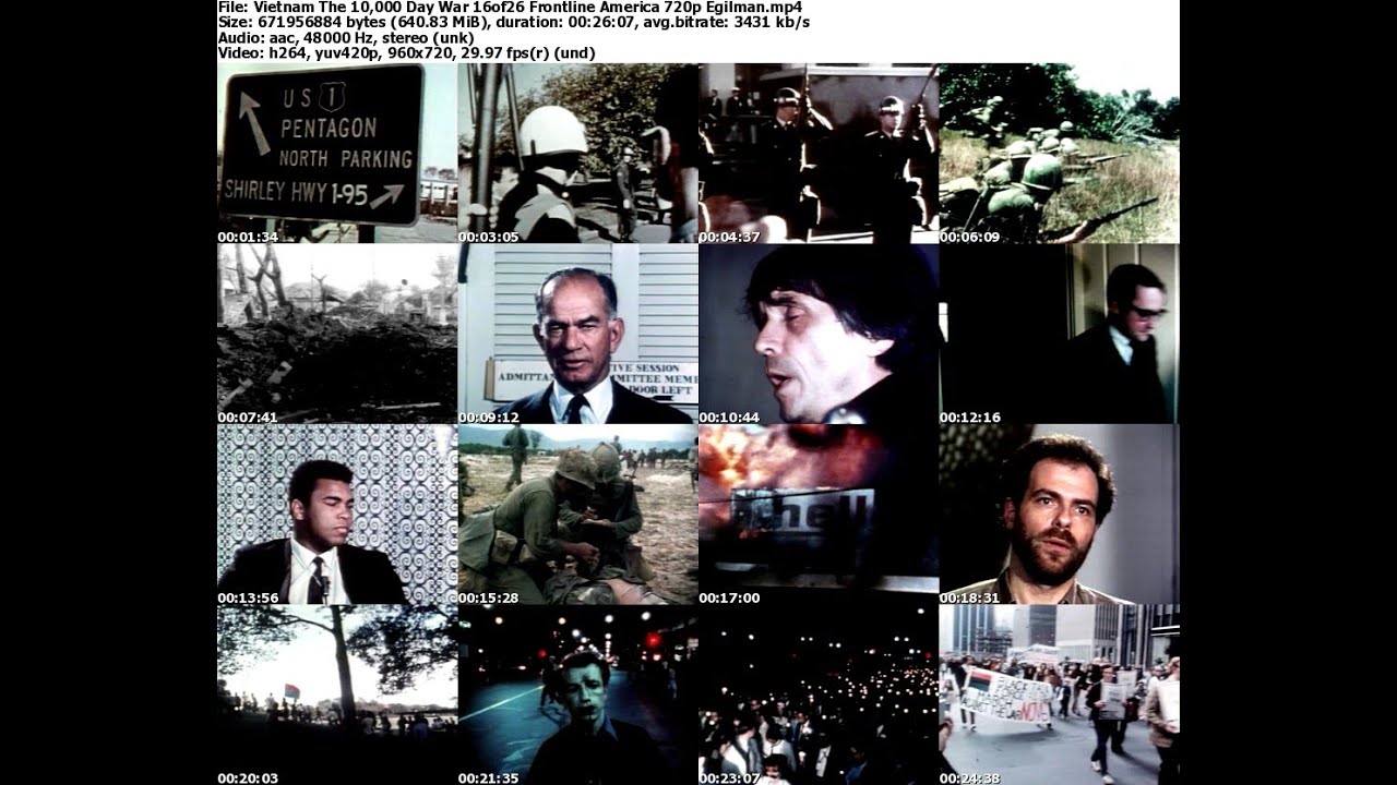Vietnam The 10,000 Day War 16of26 Frontline America 720p - YouTube