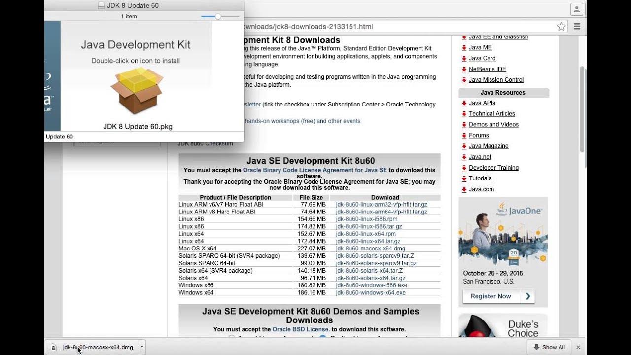 Mac - Install Java 8 - YouTube
