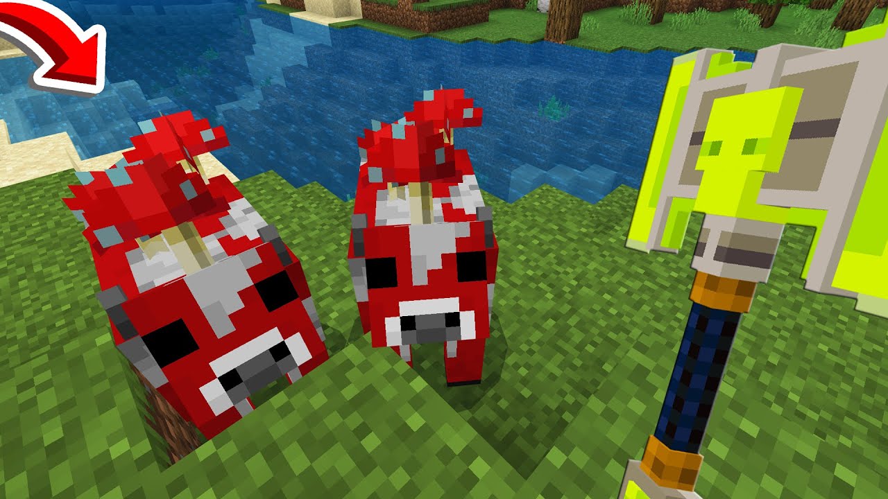 CELE MAI PUTERNICE ARME din MINECRAFT! *MOBI URIASI vs MOBI PITICI ...