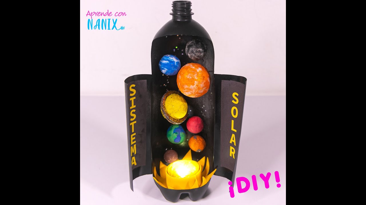 Sistema Solar hecho con botella de plástico - ¡DIY! - YouTube