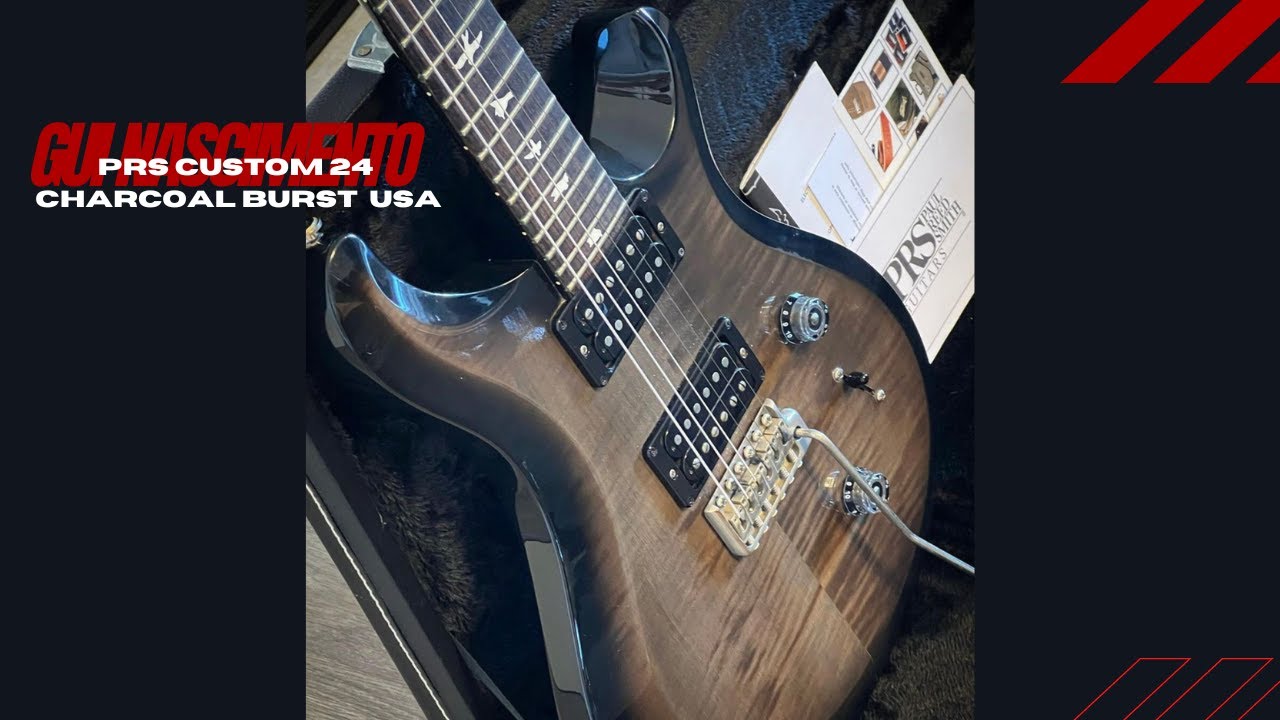 Gui Nascimento - PRS Custom 24 Charcoal Burst USA - YouTube