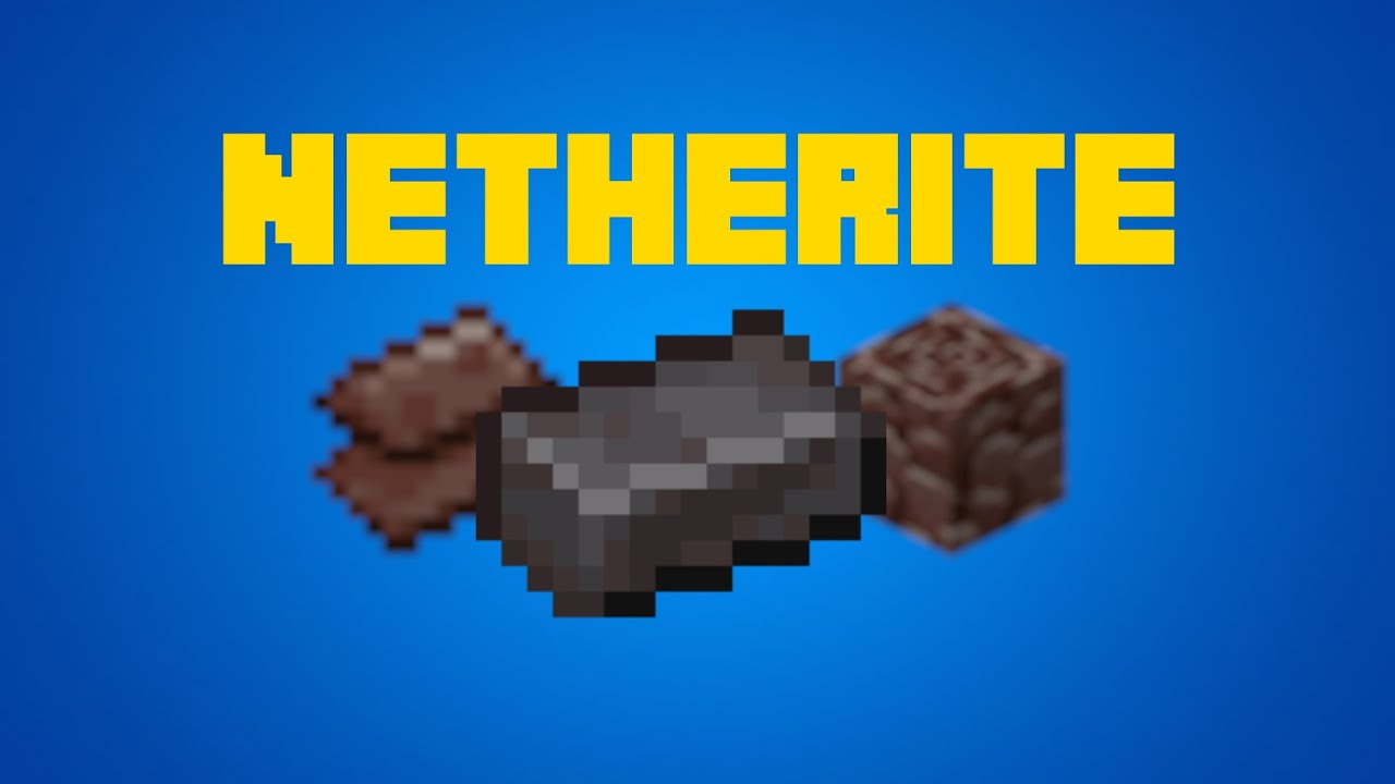 Minecraft - Crafting Recipes - Netherite - YouTube