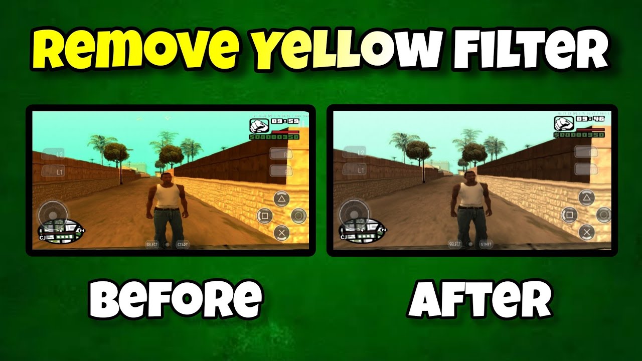 How to Remove Yellow Filter in GTA San Andreas | NetherSX2 - PS2 ...