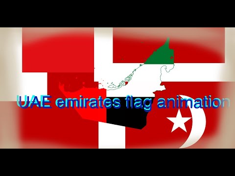 UAE flag animation - YouTube