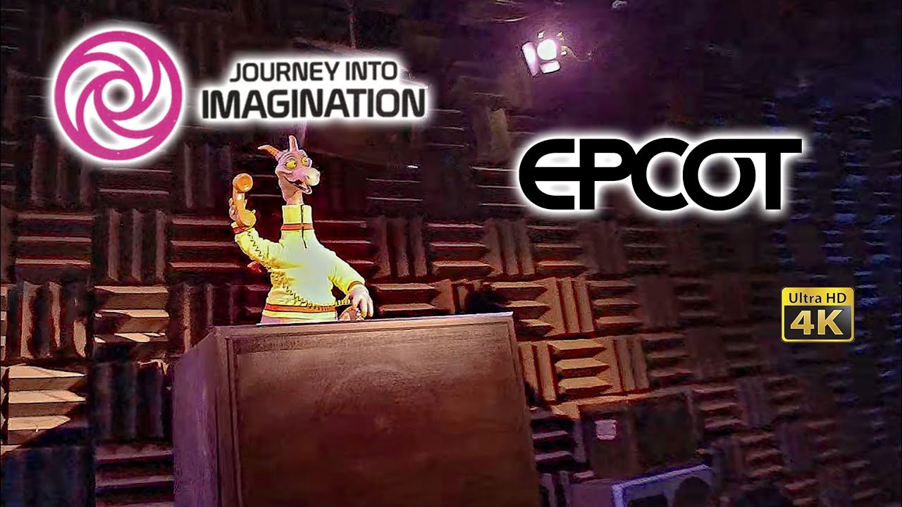 Journey into Imagination with Figment Ride Low Light 4K POV EPCOT Walt ...