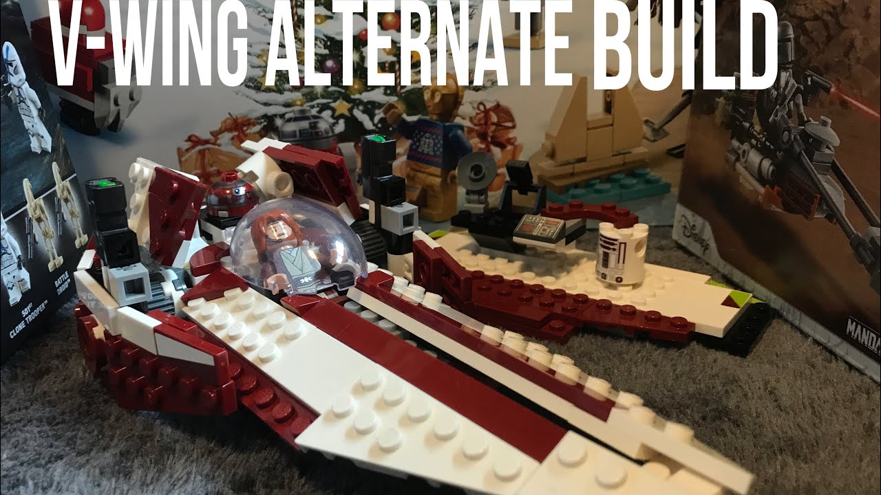 Lego star wars Obi wan‘s starfighter V-wing alternate build! - YouTube