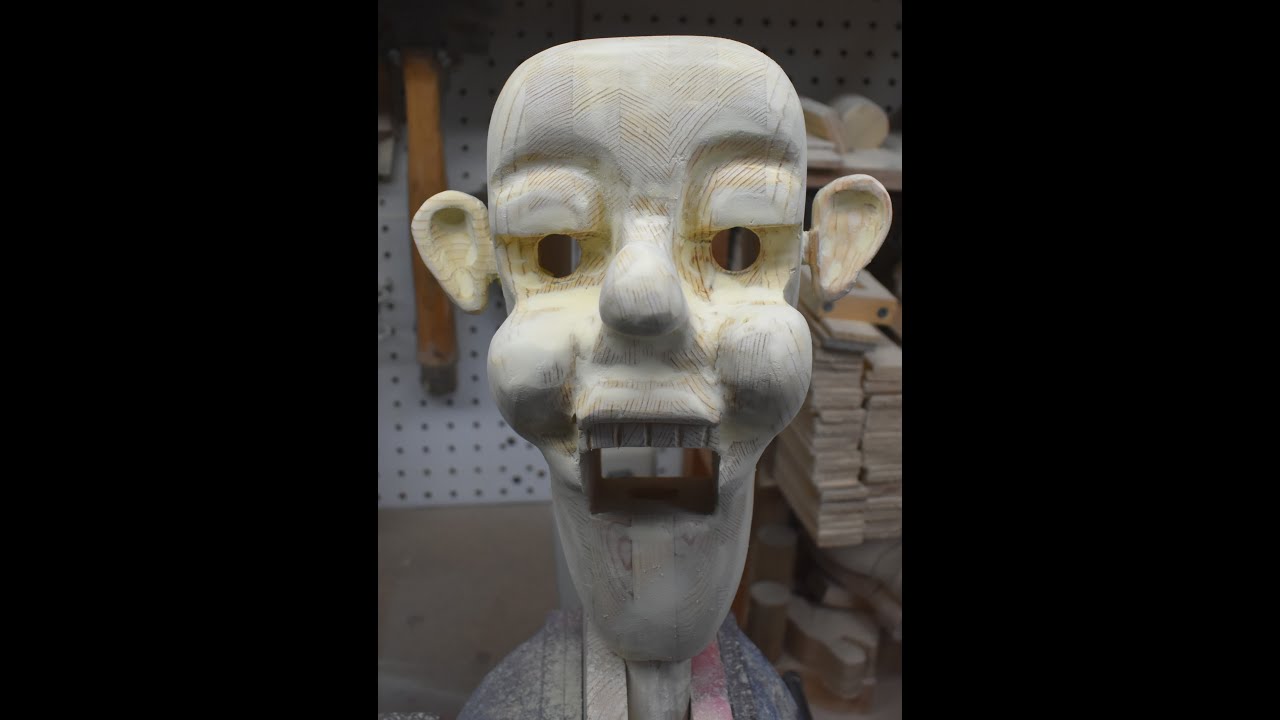 Santa part 22, how to make a ventriloquist dummy, figure out of wood ...