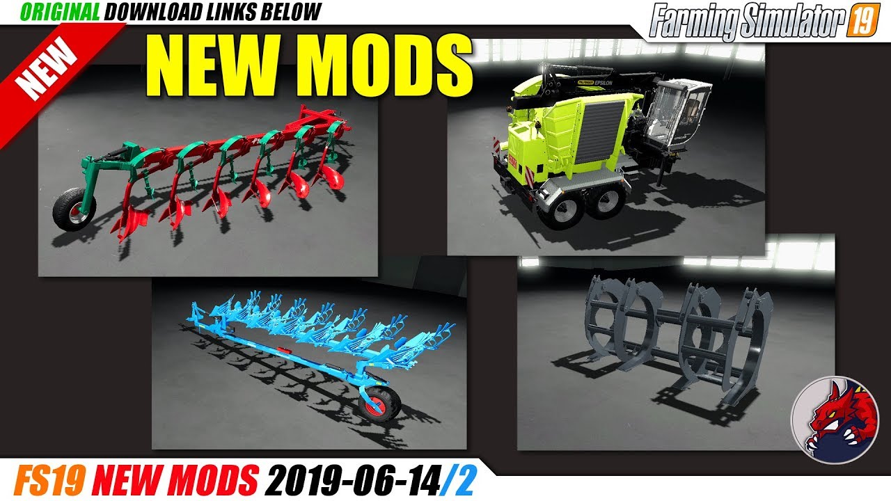 FS19 | New Mods (2019-06-14/2) - review - YouTube