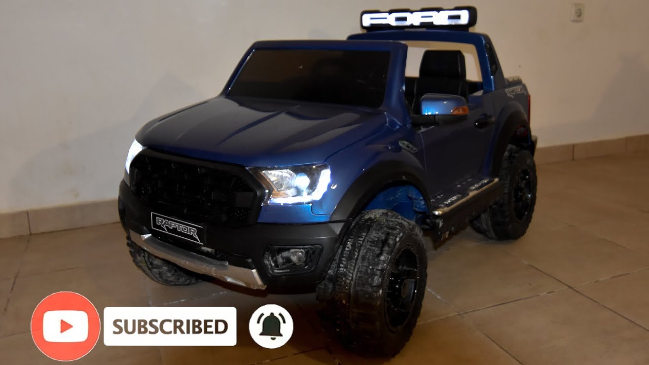 Ford Ranger Raptor F150 Wildtrak RiiRoo Kids Ride On Toy Rc Car ...