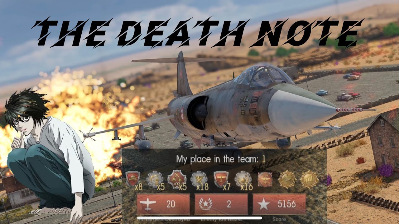 THE DEATH NOTE (Base Bombing with The F104 TAF AKA the pencil War ...