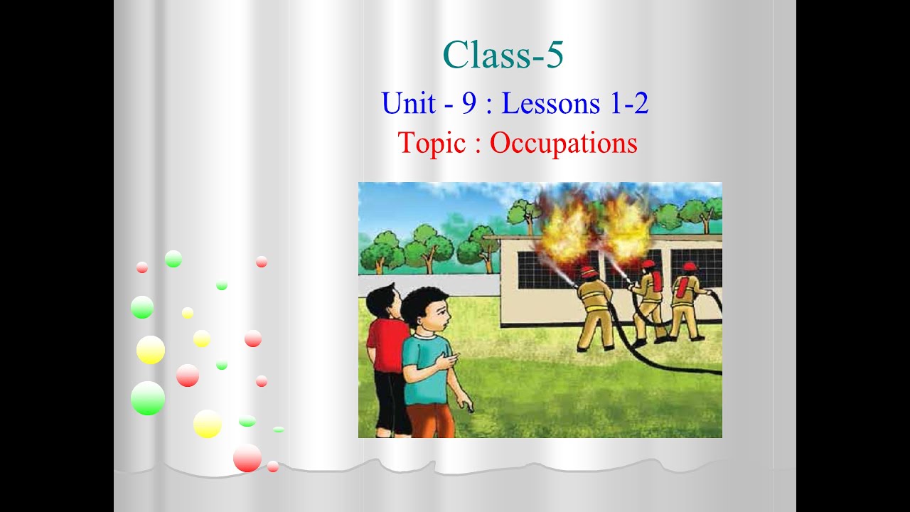 Class 5 Unit 9 Lesson 1 2 Occupations YouTube Class 5 Unit 9 Lesson 1 2 Occupations YouTube