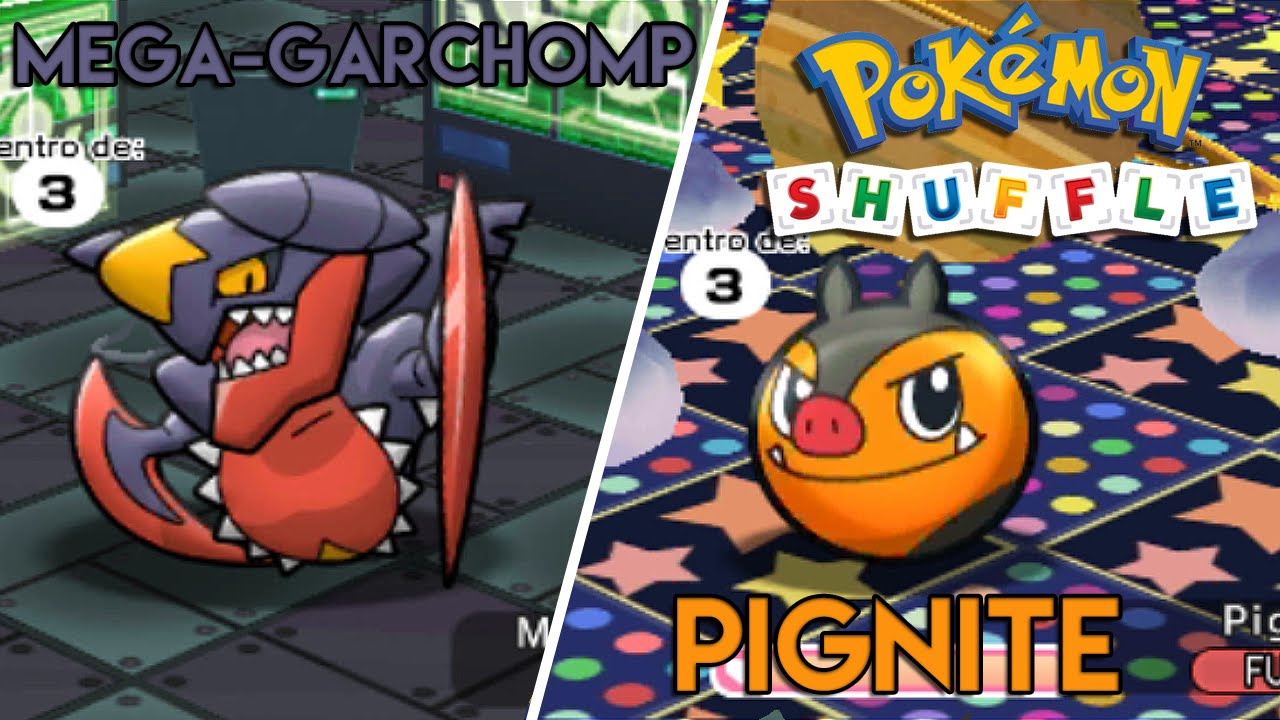 Pokémon Shuffle #50 | ¡Mega-Garchomp, Pignite y el Safari! - YouTube
