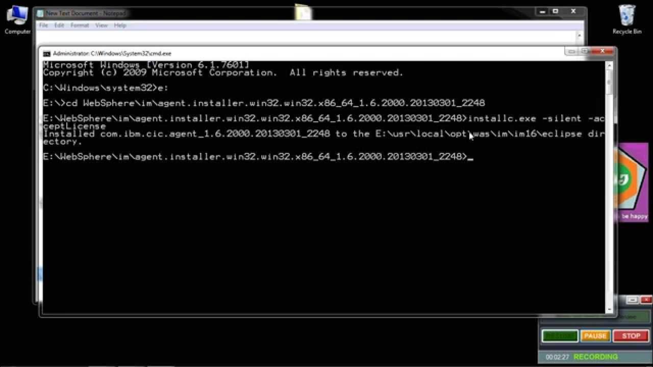 install webserver plugins v 8 5 for WebSphere Application Server in silent mode using ...