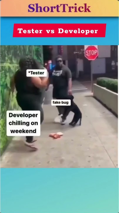 Developer VS Tester 🤣 #developer #softwaredeveloper #tester #coding # ...