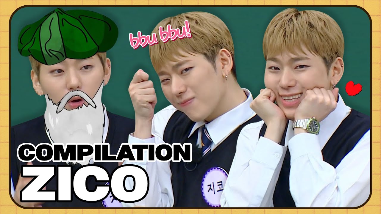 Knowing Bros ZICO Compilation - YouTube