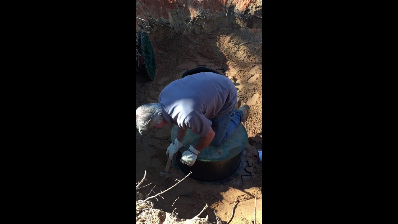 Installation of Infiltrator Snap Riser - YouTube