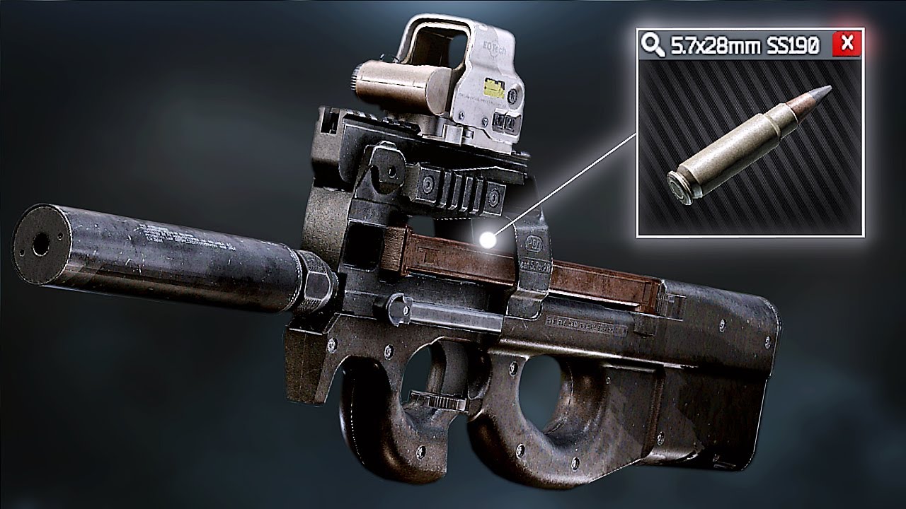 This is FN P90 5.7x28 (SS190 Ammo) - YouTube