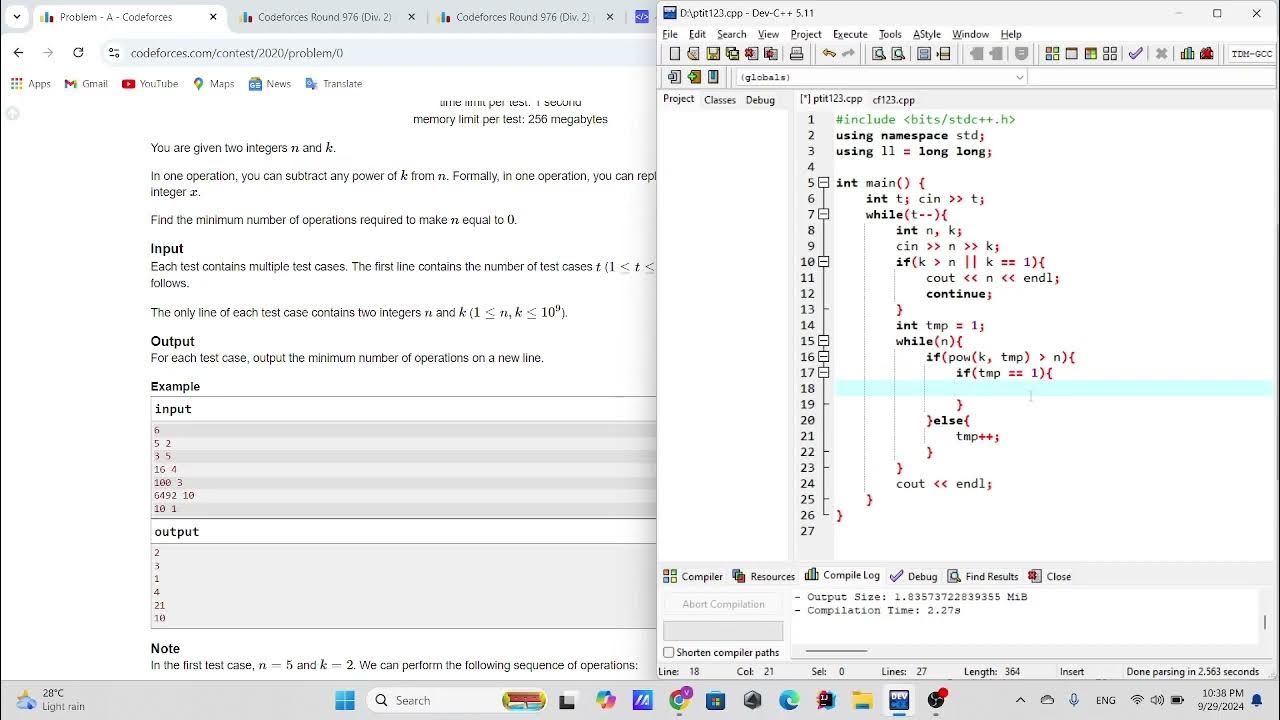 [Screencast Perspective] : Codeforces Round 976 (Div. 2) | By Algo Wizard - YouTube
