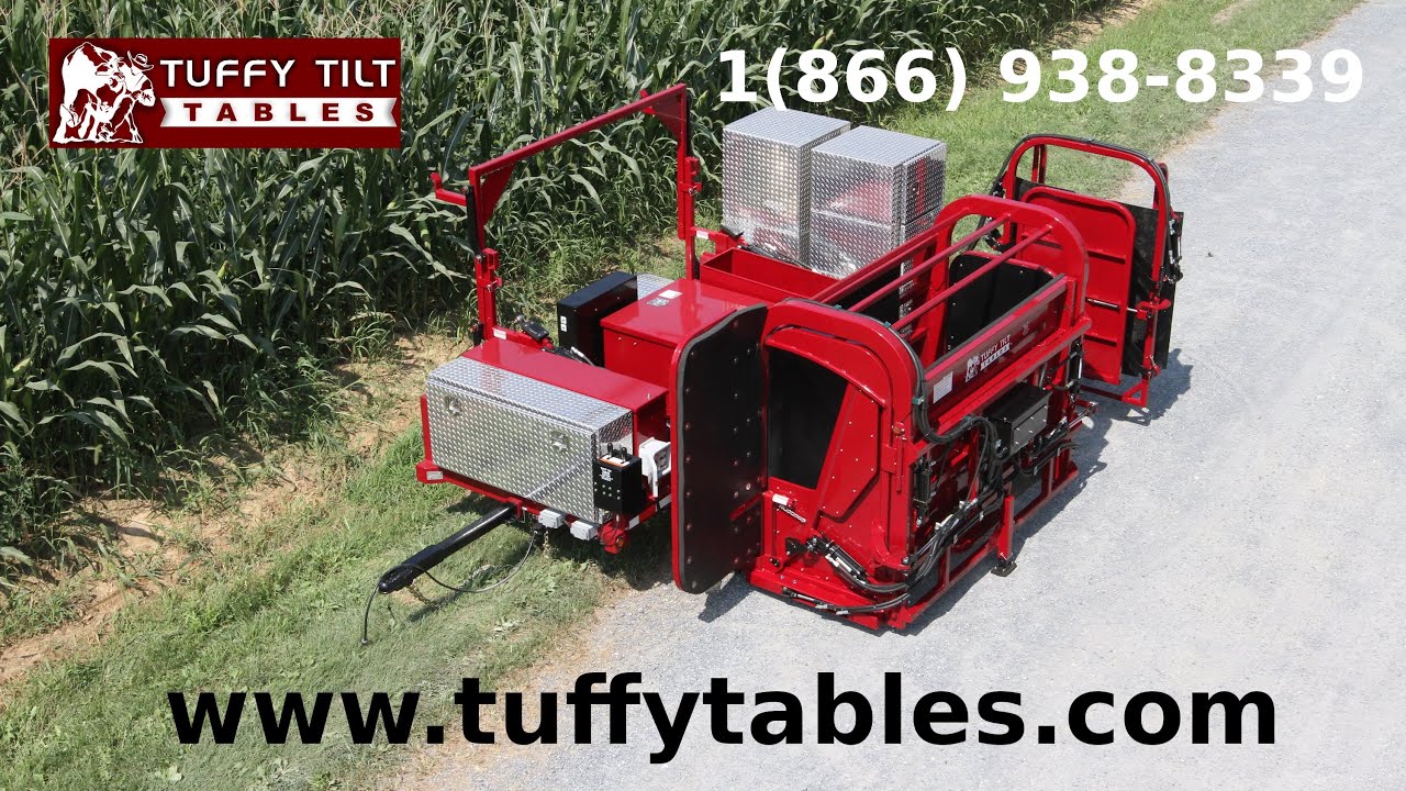 Tuffy Tilt Tables - Hoof Trimming Chutes Overview - YouTube