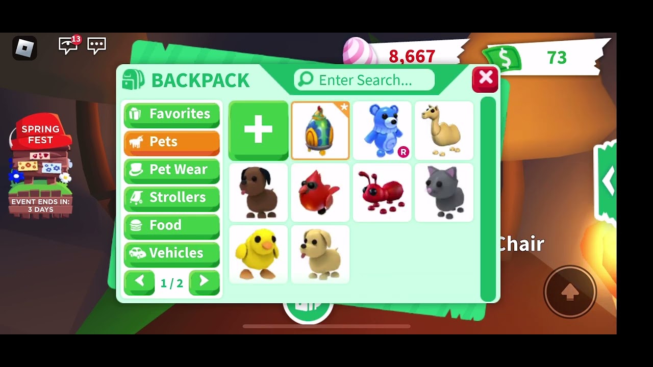 My adopt me inventory - YouTube