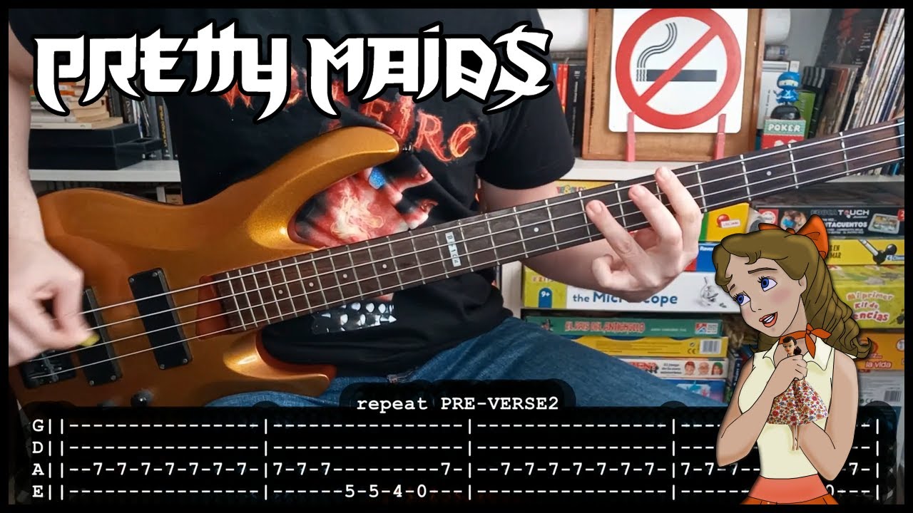 PRETTY MAIDS - Little darling (BASS TABS) [lyrics + PDF] - YouTube