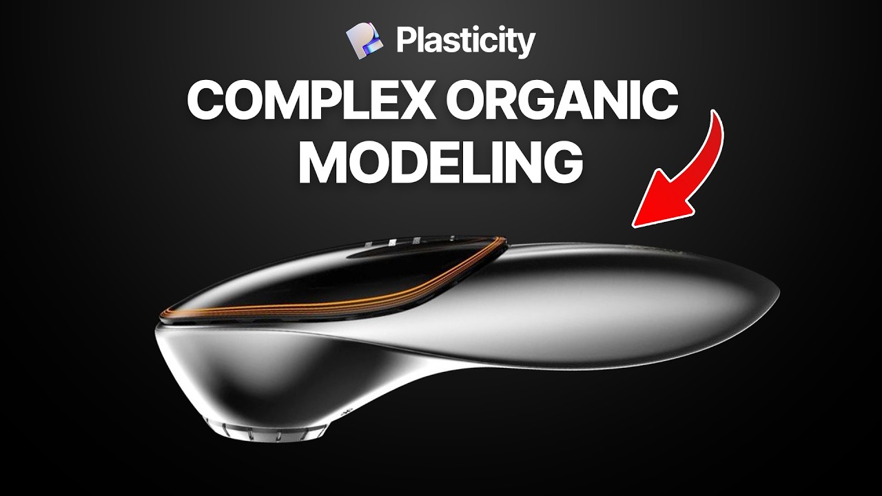 How To 3D Model COMPLEX ORGANIC Objects in Plasticity - YouTube