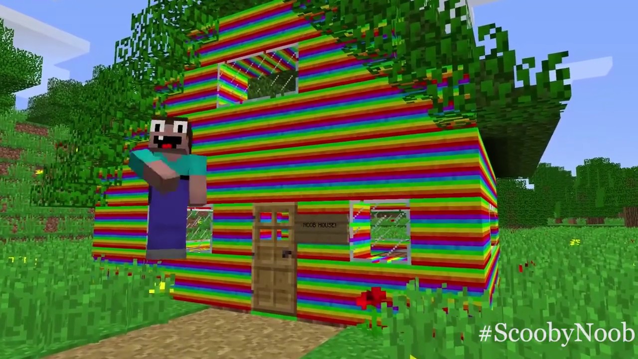 Minecraft NOOB vs PRO THIS AMAZING RAREST RAINBOW VILLAGER TURN ALL ...