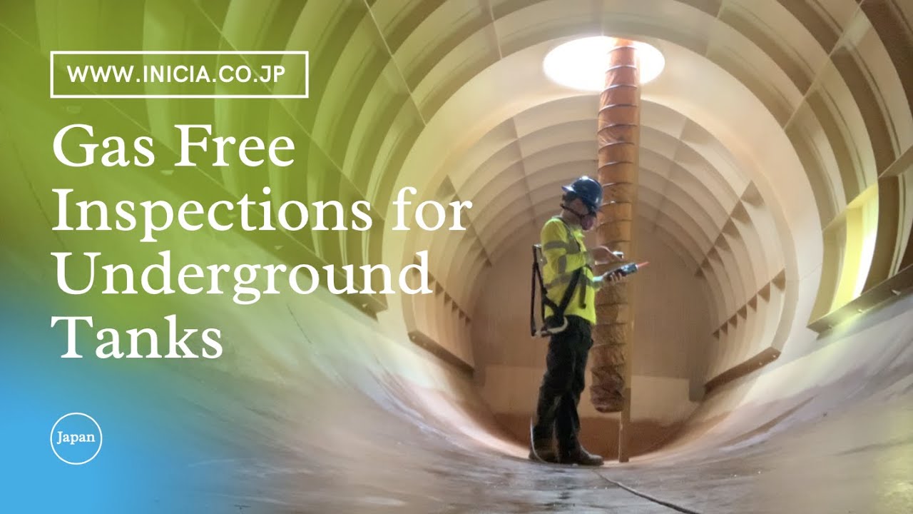 Gas Free Inspections for fuel UST in Japan - YouTube