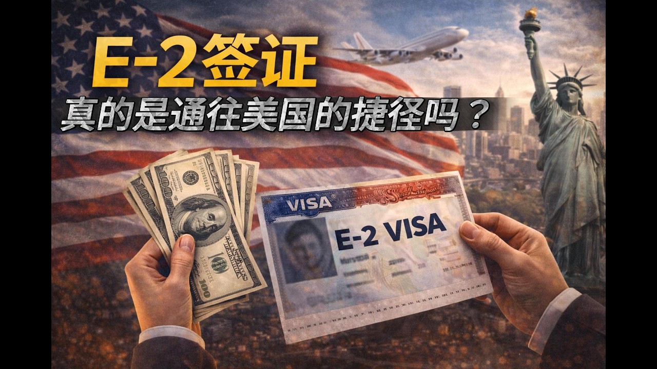 E-2的真正优势与隐形限制？如何用E-2为自己铺路到绿卡？EB-5、EB-1C、PERM移民路径详解 - YouTube