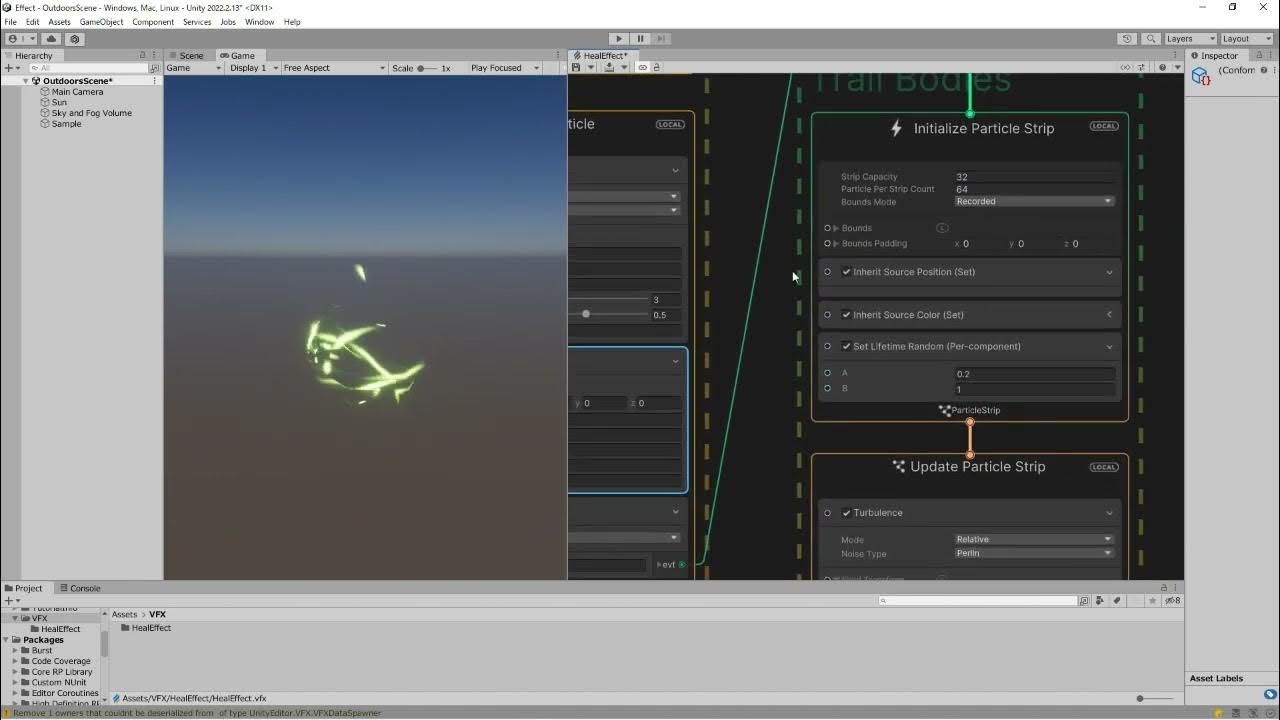 Unity VFXGraph 回復Effect - YouTube