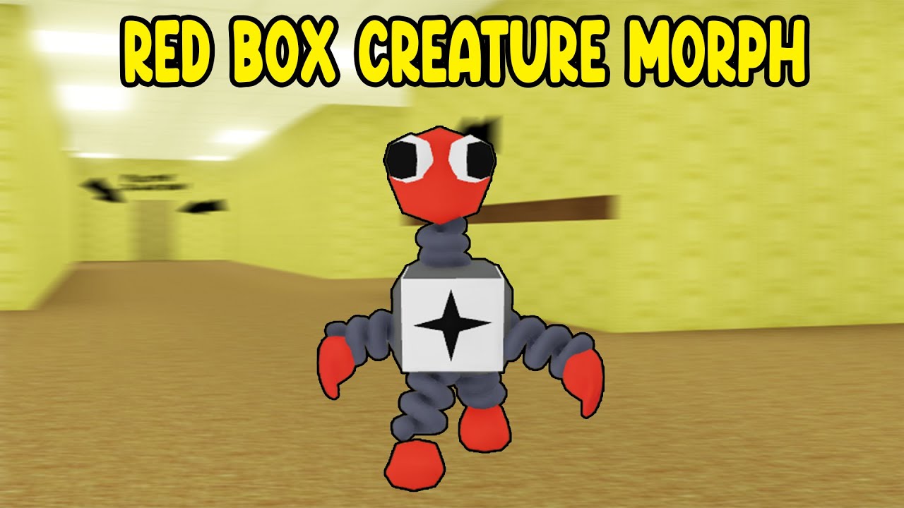 UPDATE - How To Find RED BOX CREATURE MORPH in Find The Backrooms Morphs - YouTube