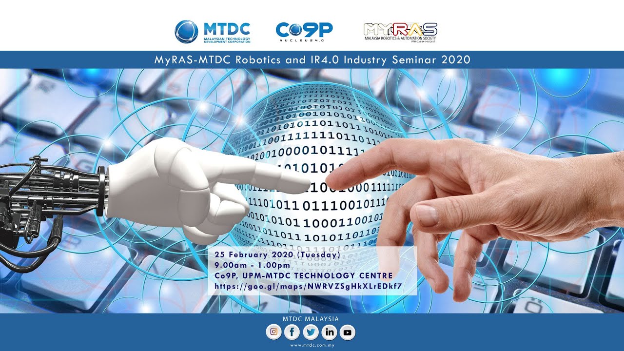 Dr Azlan Nithia speaking at MTDC Robotics & IR4.0 Seminar 2020 - YouTube