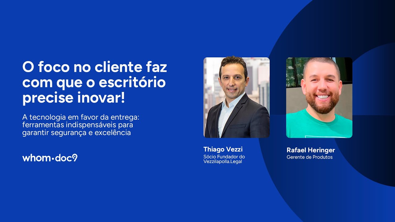 O foco no cliente faz com que o escritório precise inovar! - YouTube