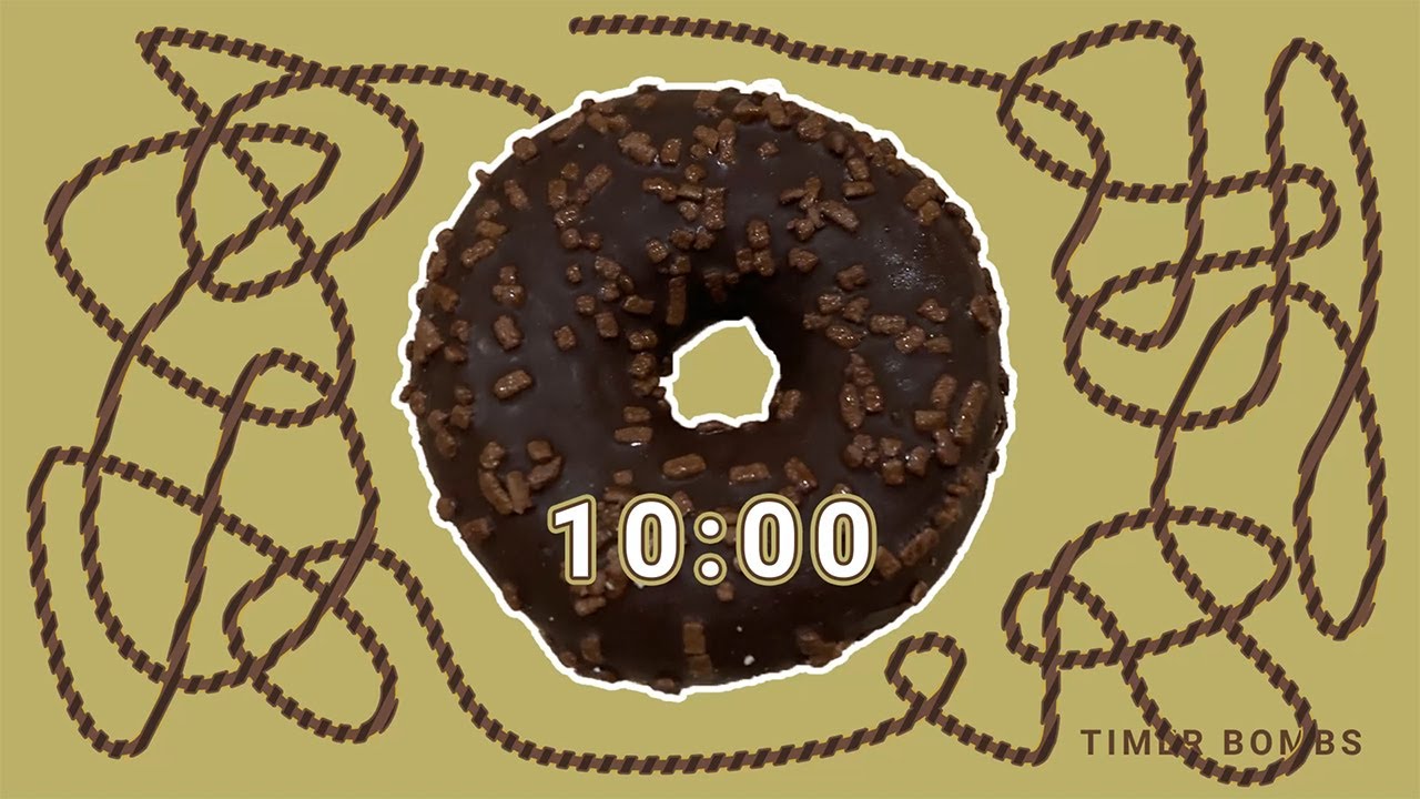 10 Minute Real Donut Timer Bomb - YouTube