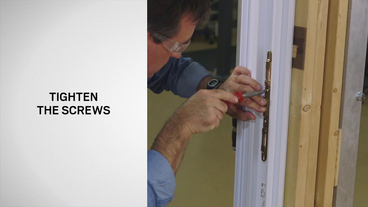 Patio Door Lock and Keeper Adjustment, Silver Line - YouTube