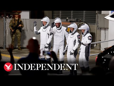 Live: Nasa's SpaceX Crew-7 astronauts arrive at the International Space ...