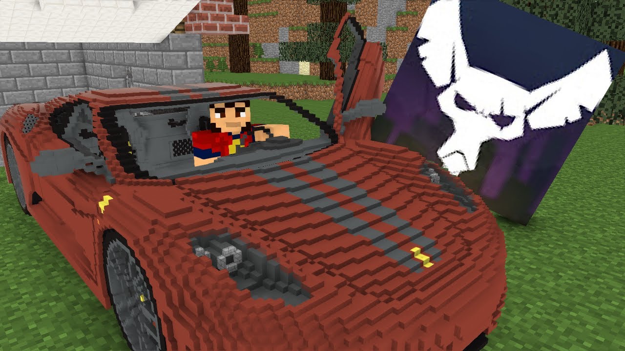 Youtubers School - Build a CAR CHALLANGE- Minecraft Animation - YouTube