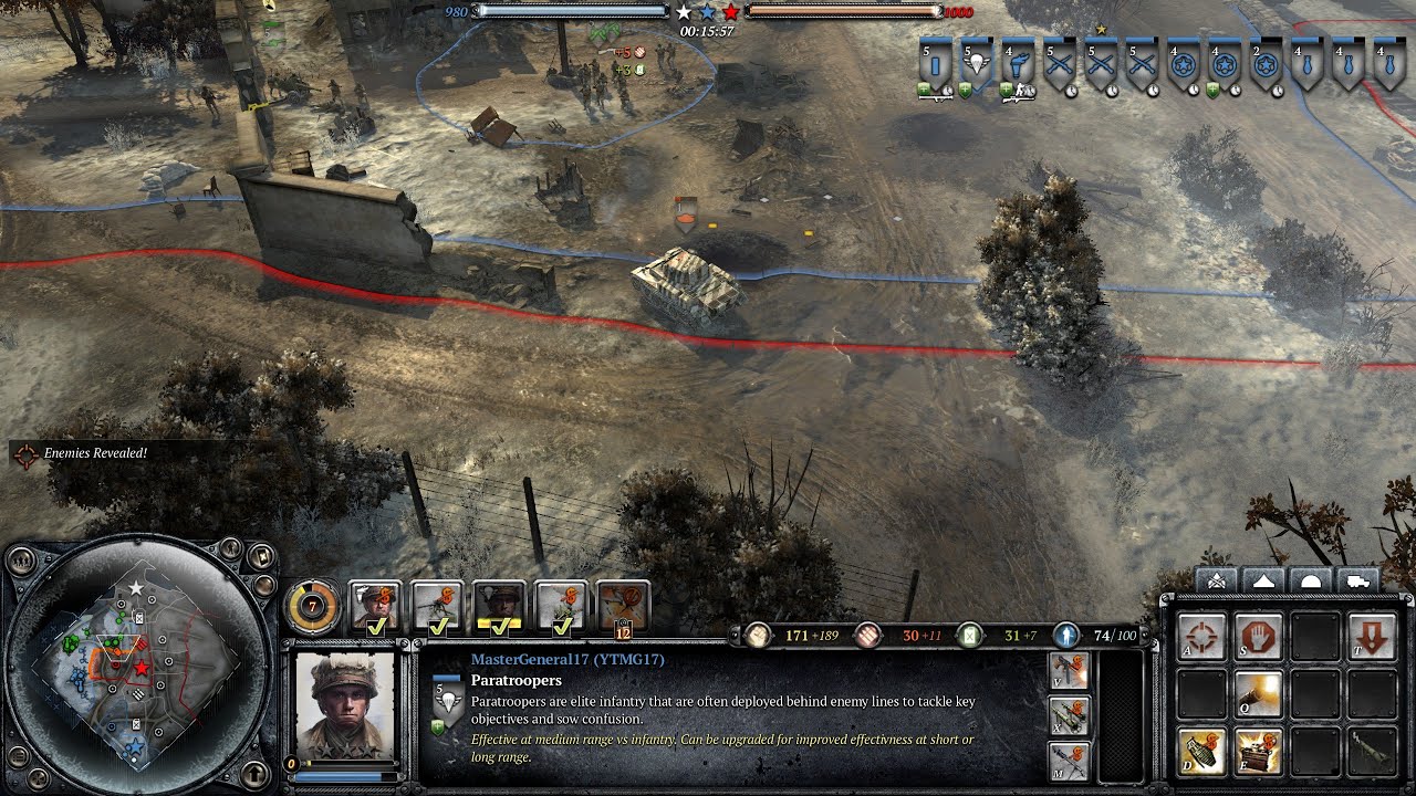 Company Of Heroes 2 /#01: Always so suddenly a large number of Enemy Force (Online Crew Match ...