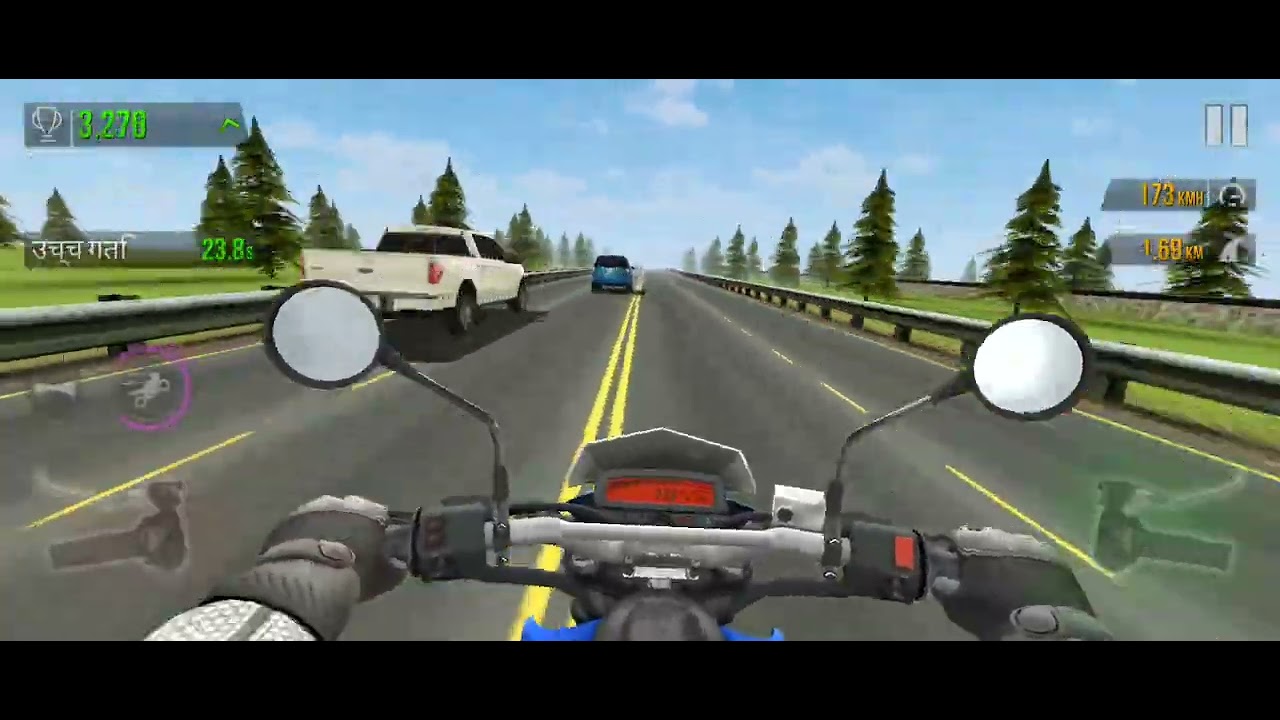 bike traffic race in full speed àt 170 kph - YouTube