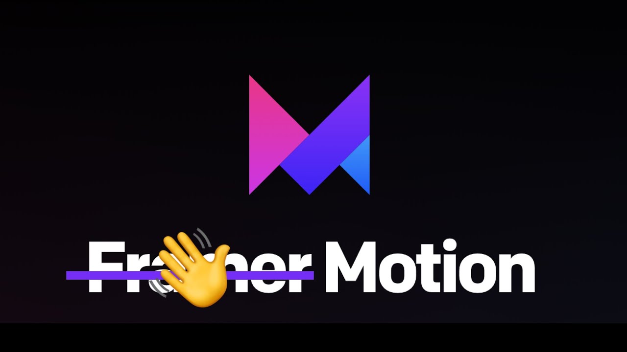 再见 Framer-motion，你好 motion，独立之后走向更大的世界 - YouTube