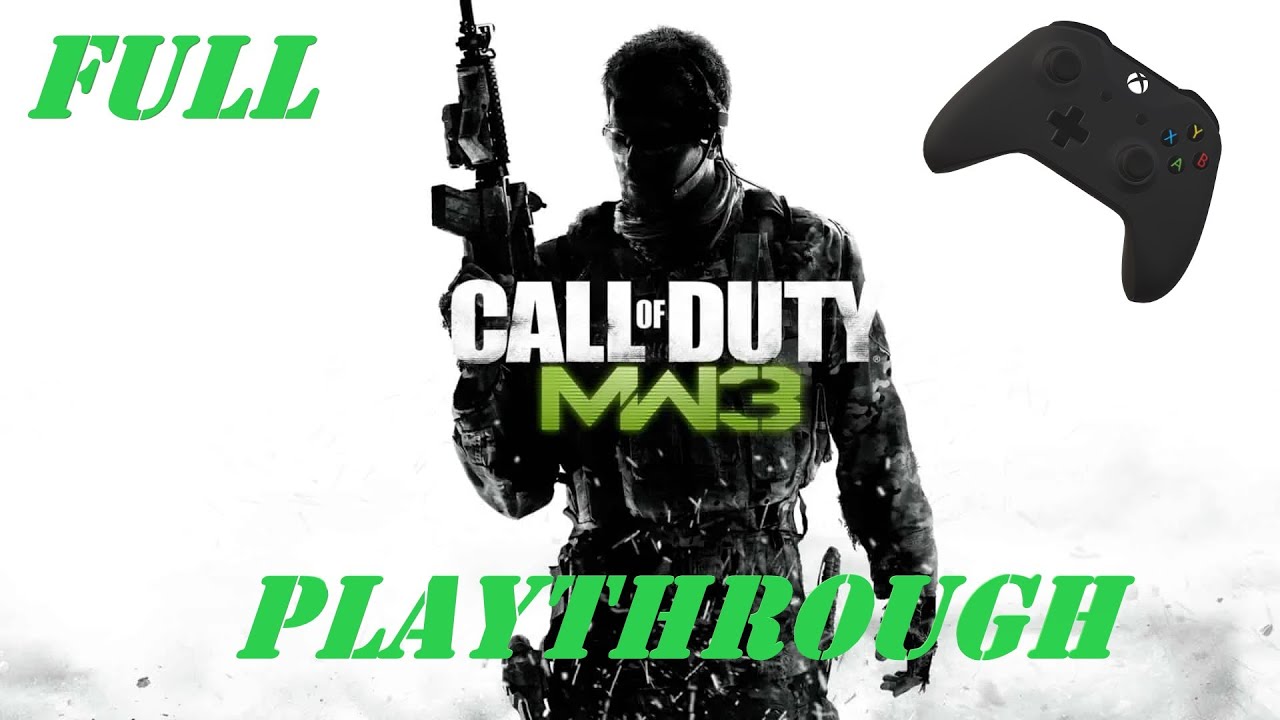 Call of Duty Modern Warfare 3 Full Campaign Playthrough - YouTube