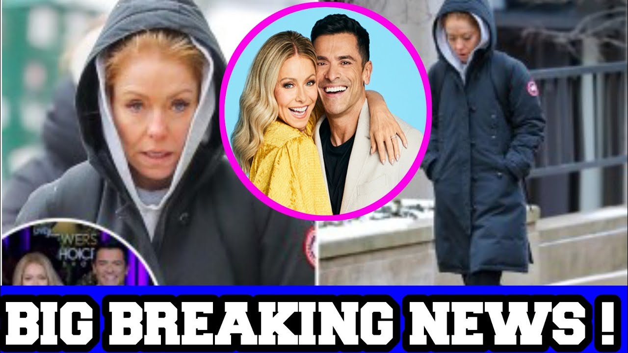 Kelly Ripa looks uncomfortable as she braves the frigid NYC snowstorm ...