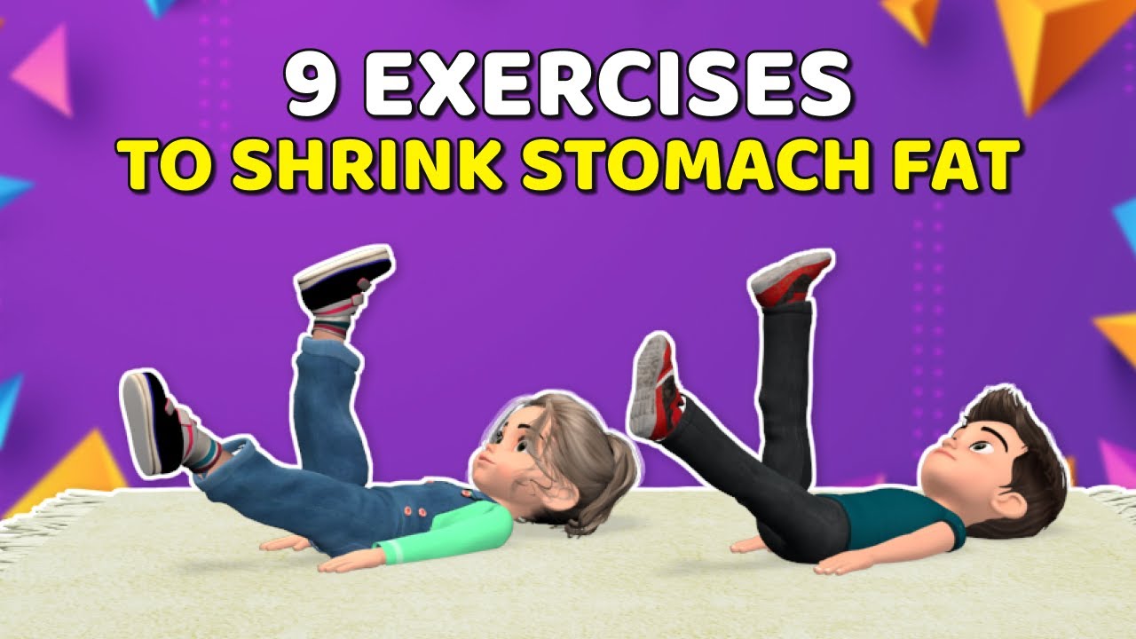 9 BEST EXERCISES TO SHRINK STOMACH FAT FAST - YouTube
