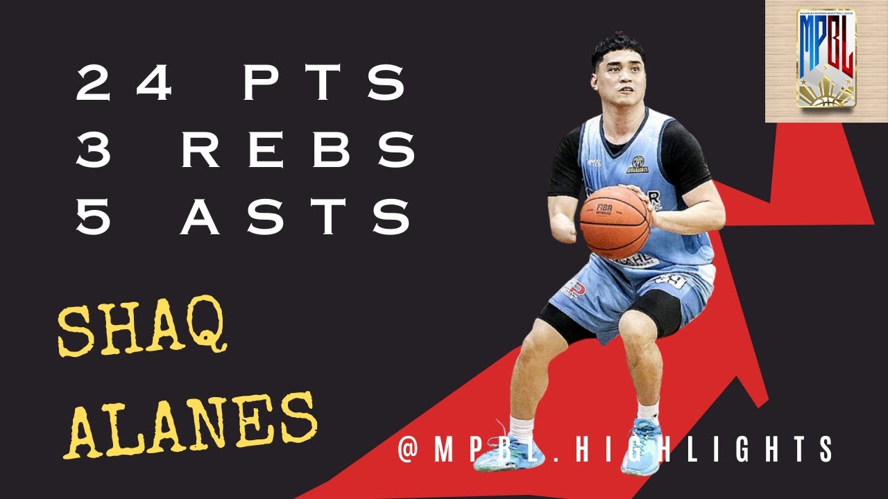 MPBL HIGHLIGHTS: Shaq Alanes 24 Points 3 rebs 5 asts vs Imus Agimat VA ...