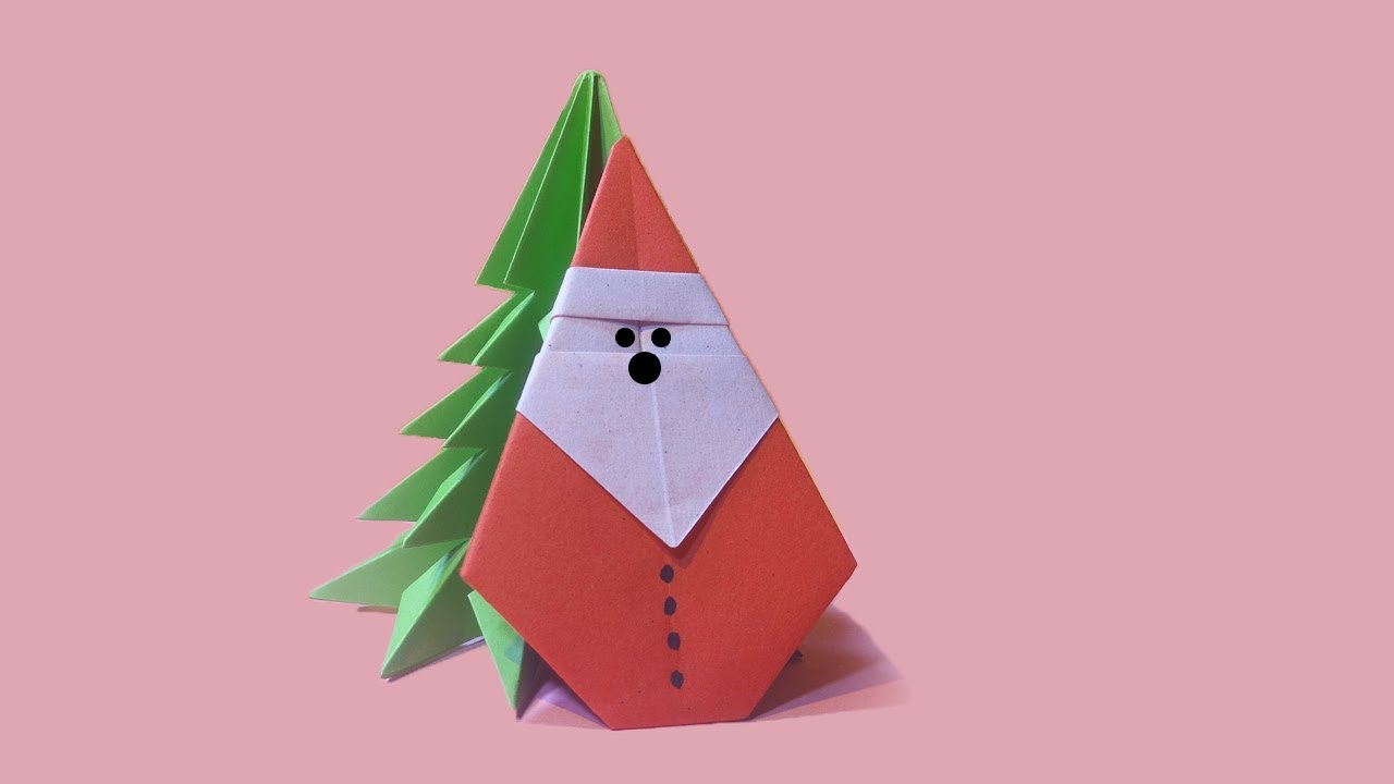 origami【Christmas/Santa Claus】 - How To Make An Origami Santa Claus ...